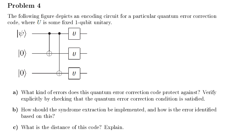 Problem 4 ﻿The following figure depicts an encoding | Chegg.com