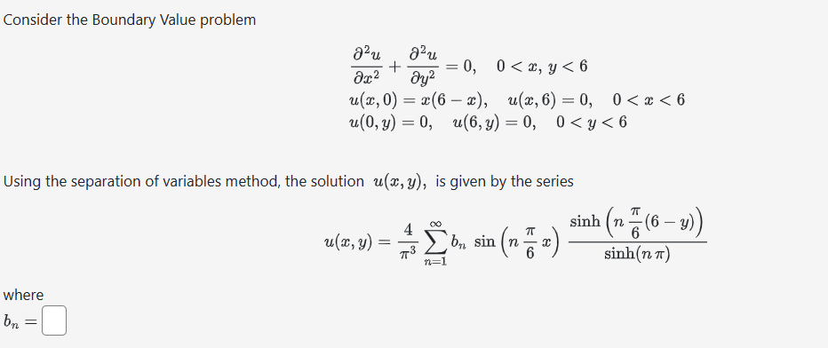 Solved Consider the Boundary Value | Chegg.com