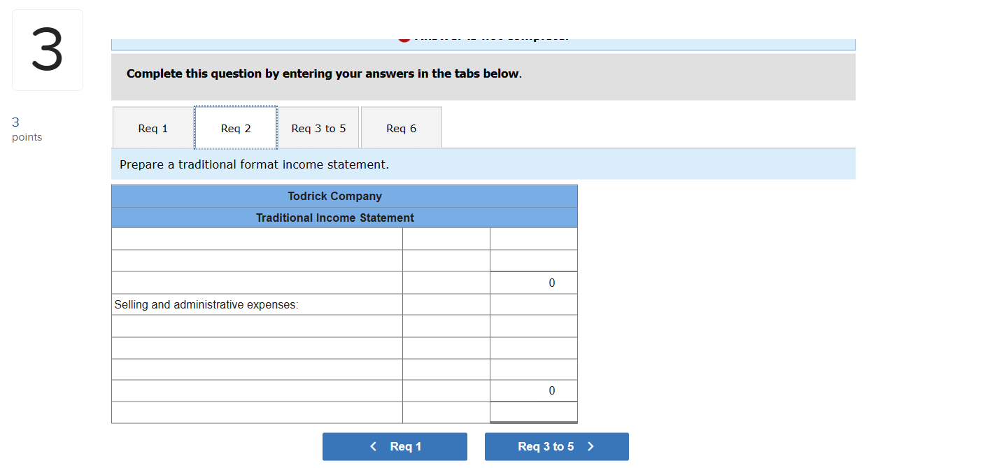 Solved Prepare a contribution format income | Chegg.com