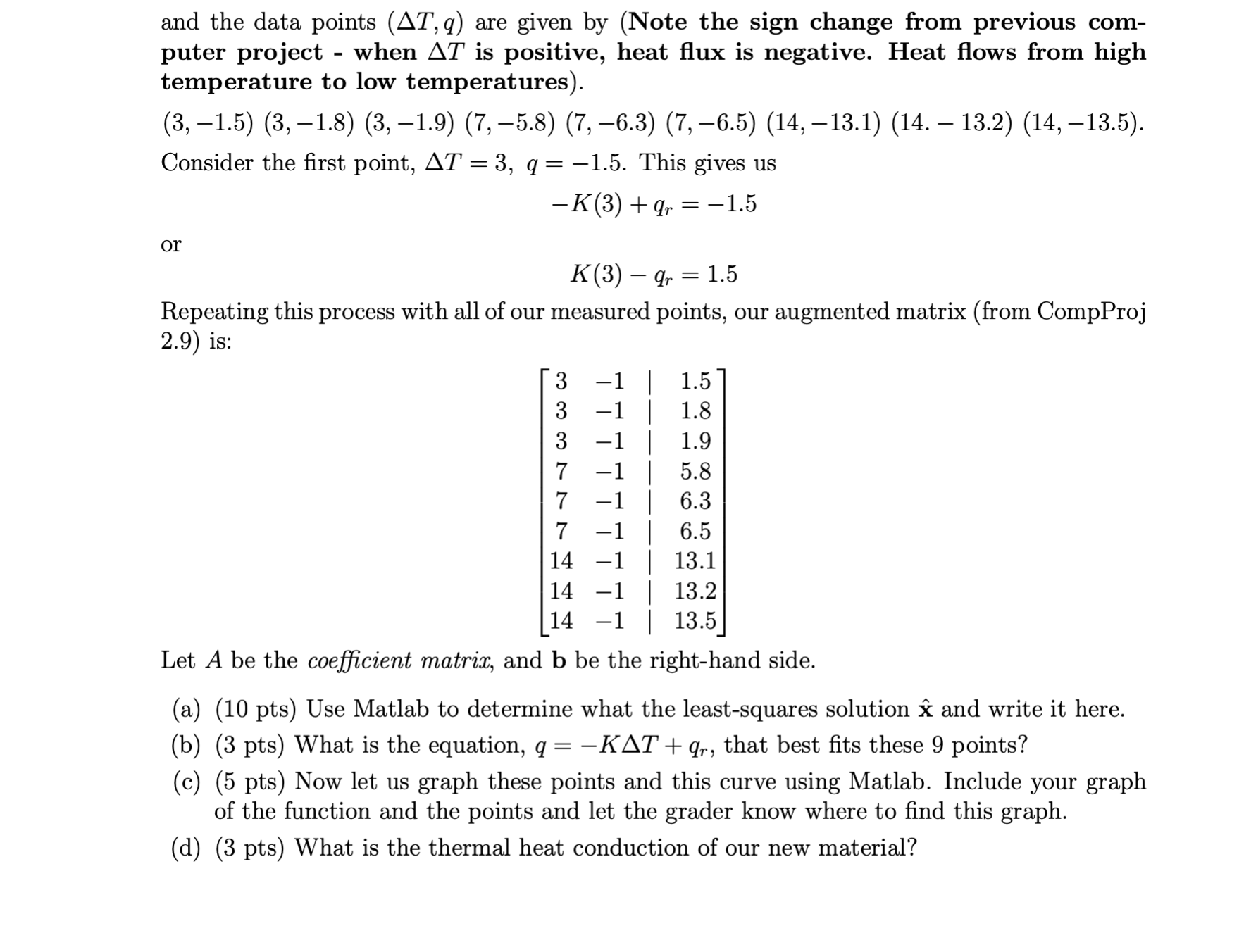 Solved (23 pts) Warm-up problem. We want to find the | Chegg.com