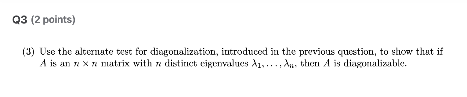 Solved This is ﻿a linear algebra 1 ﻿question ﻿please show | Chegg.com