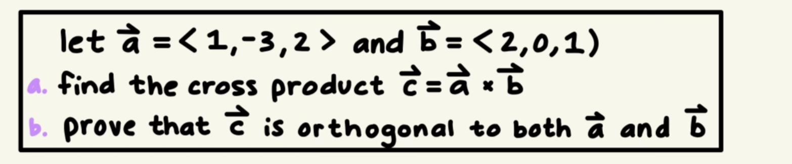 Solved let vec(a)=(:1,-3,2:) ﻿and vec(b)=(:2,0,1)find the | Chegg.com