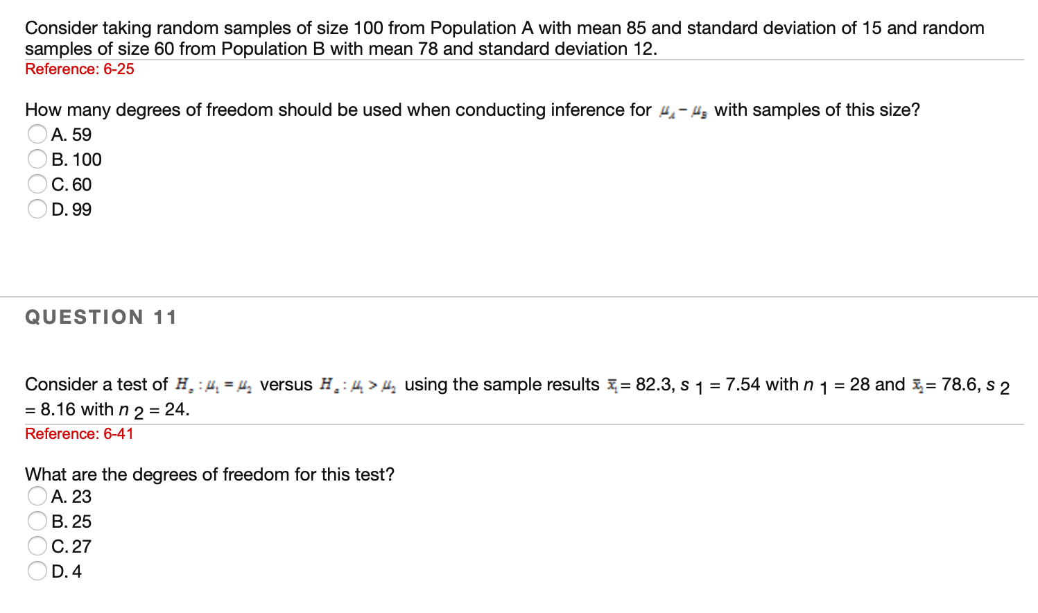 Solved Consider taking random samples of size 100 from | Chegg.com