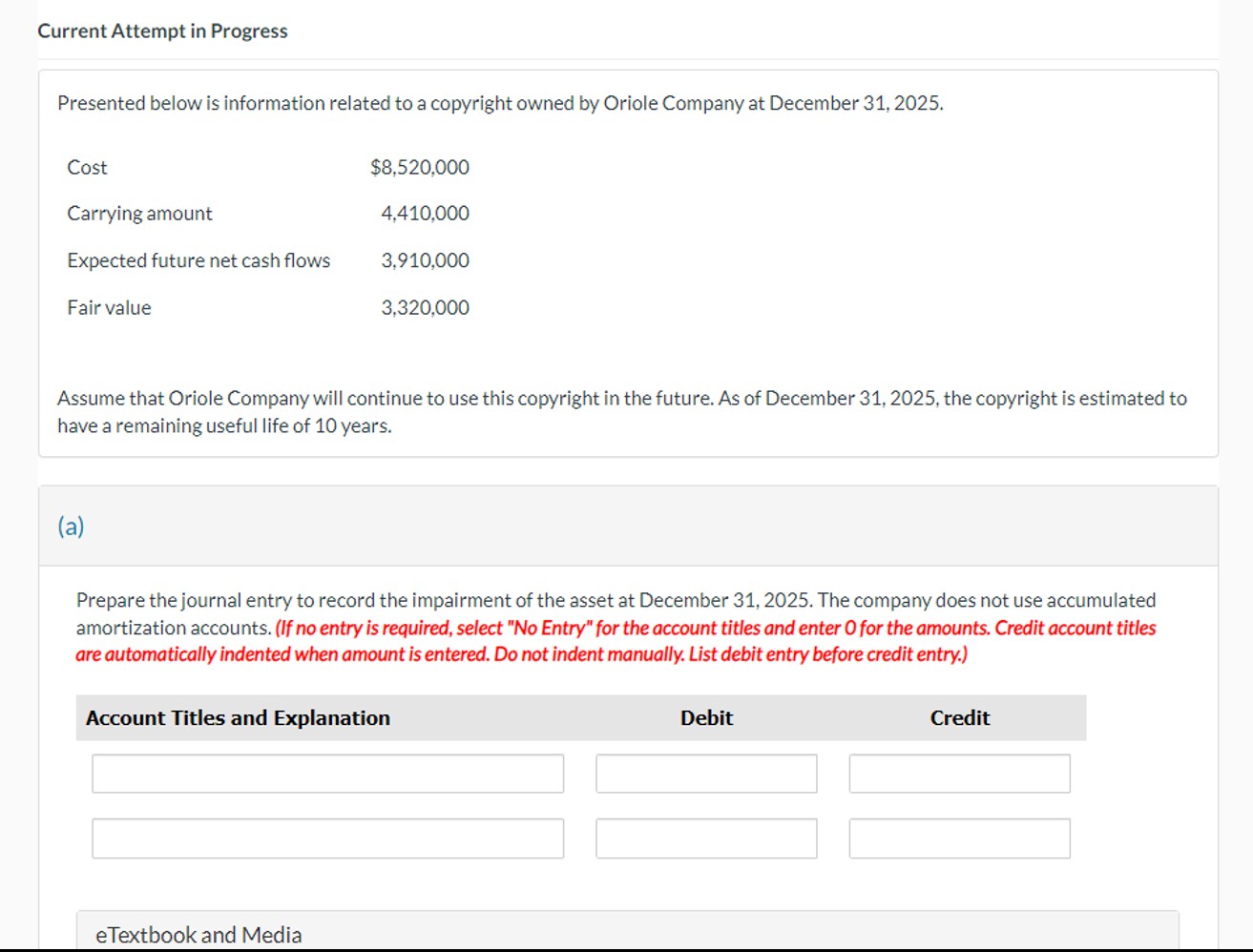 Solved Current Attempt in ProgressPresented below is | Chegg.com