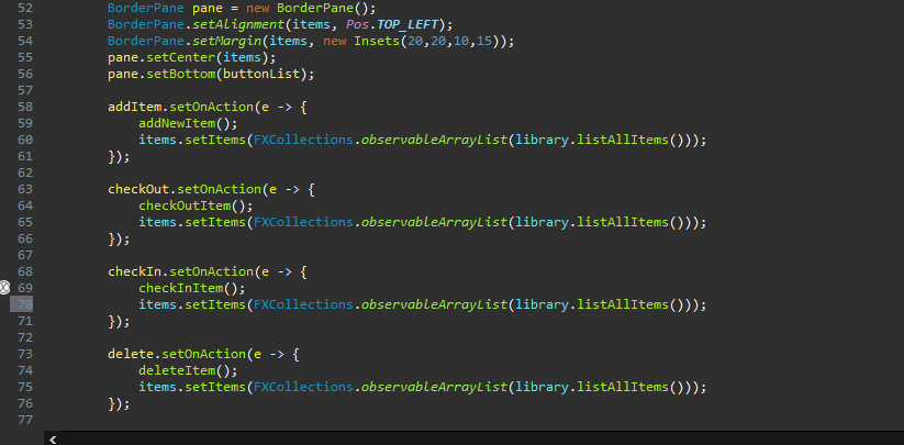 Solved Can someone please look at my program for javafx a | Chegg.com