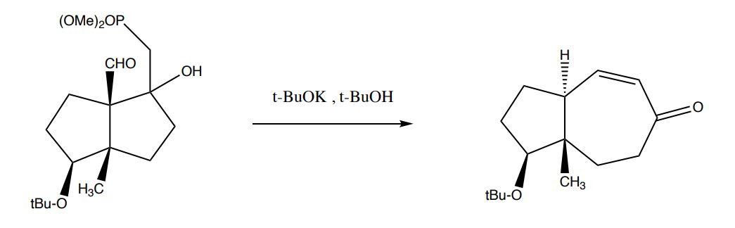 Solved (OM)2OP CHO OH t-BuOK , t-BuOH H3C CH3 tBu-O tBu-O | Chegg.com