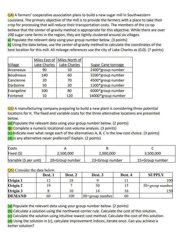 Solved Please I need help in this Questions Q4, Q5, Q6 | Chegg.com