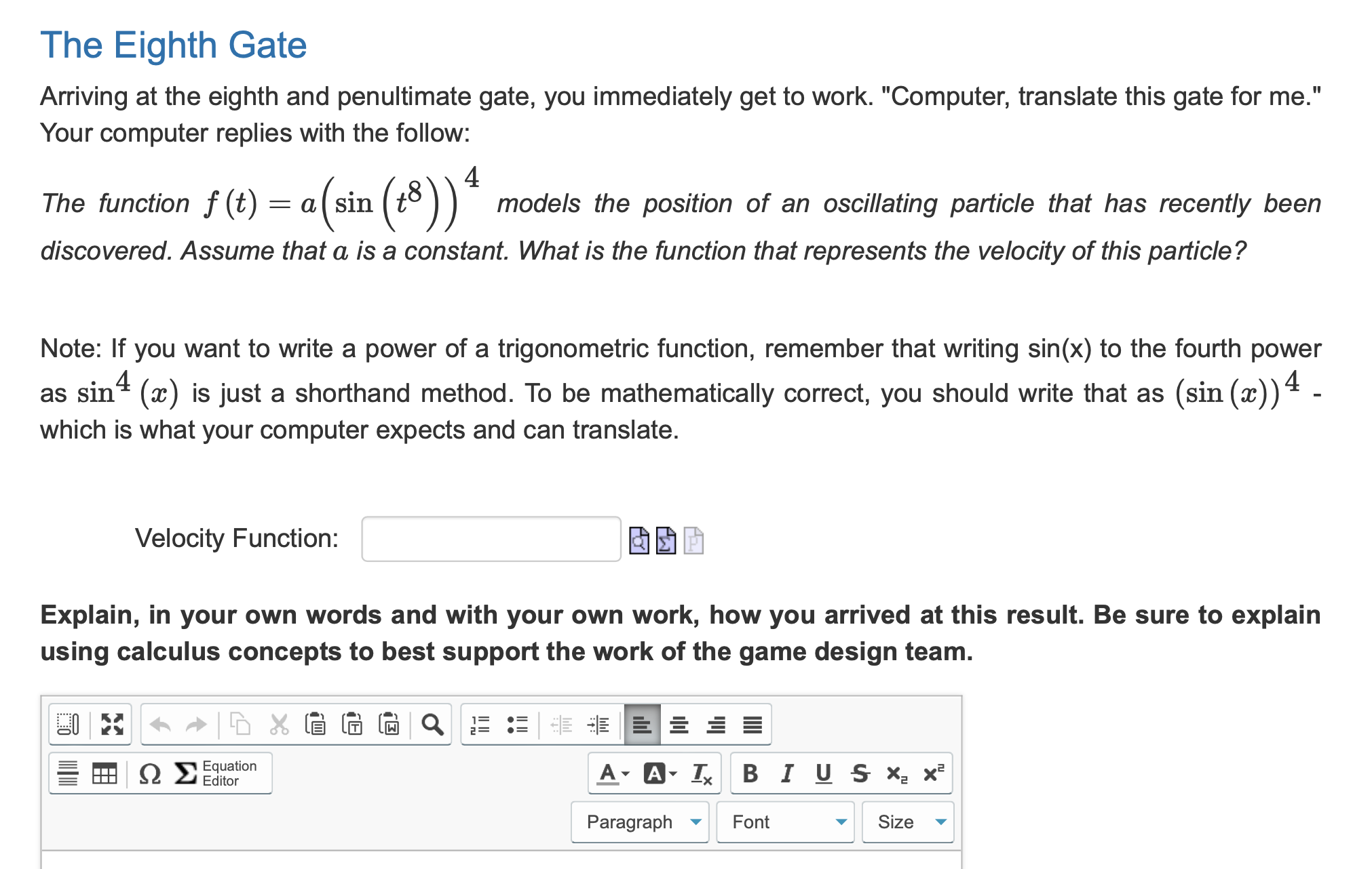 Solved Arriving at the eighth and penultimate gate, you | Chegg.com