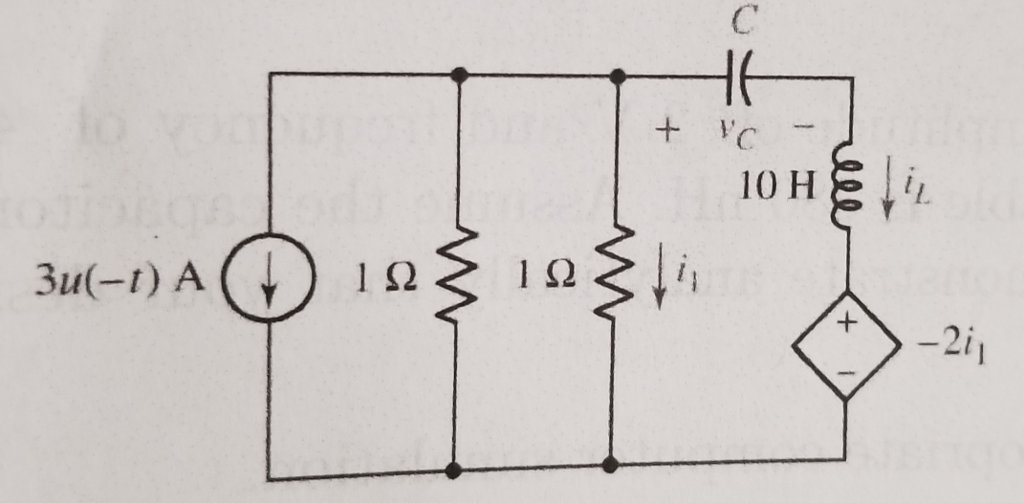 Solved Consider the circuit shown here. C = 3F. (a) | Chegg.com