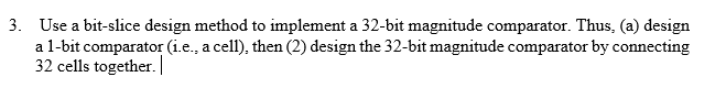 Solved 3. Use a bit-slice design method to implement a | Chegg.com