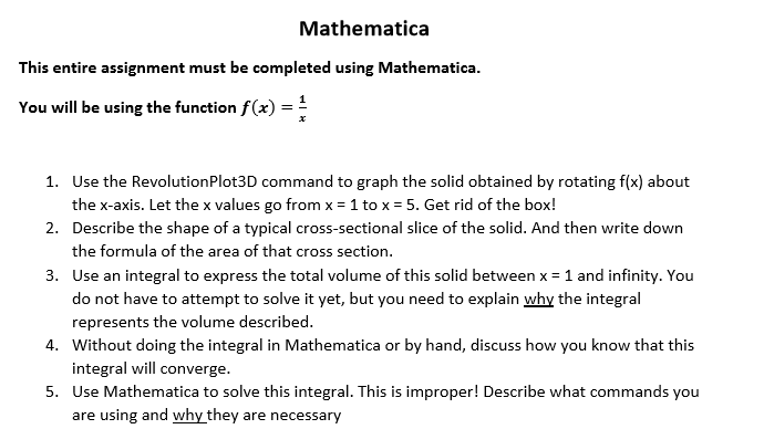 Please Help With This Mathematica Assignment I Have 