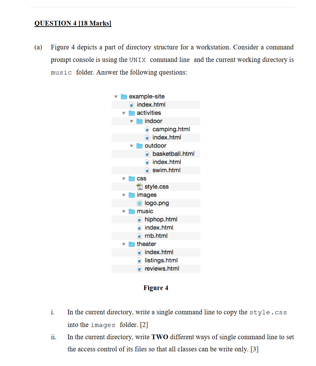 Solved QUESTION 4 (18 Marks (a) Figure 4 depicts a part of | Chegg.com