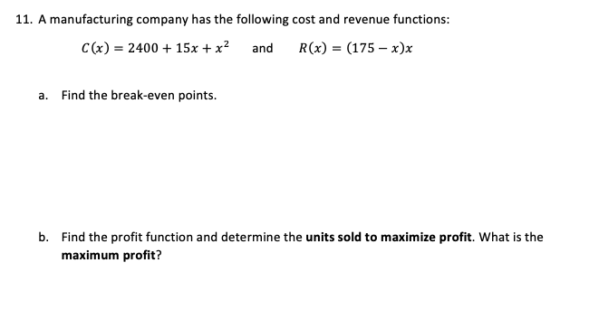 Solved Mathematical Applications for the Management, Life, | Chegg.com