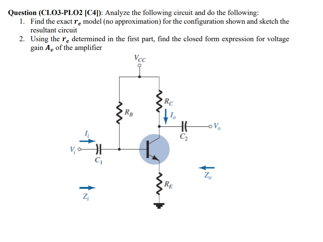 Solved Question (CLO3-PLO2 [C4]): Analyze the following | Chegg.com