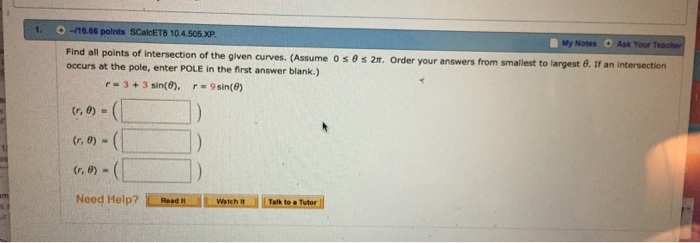 Solved 0/14.28 points | Previous Answers SCalcET8 | Chegg.com
