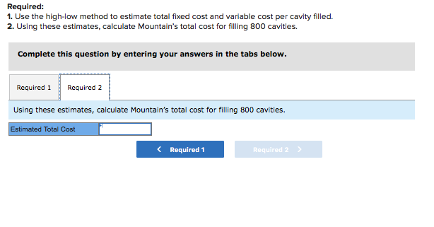 Solved E5-7 (Algo) Estimating Cost Behavior Using High-Low | Chegg.com