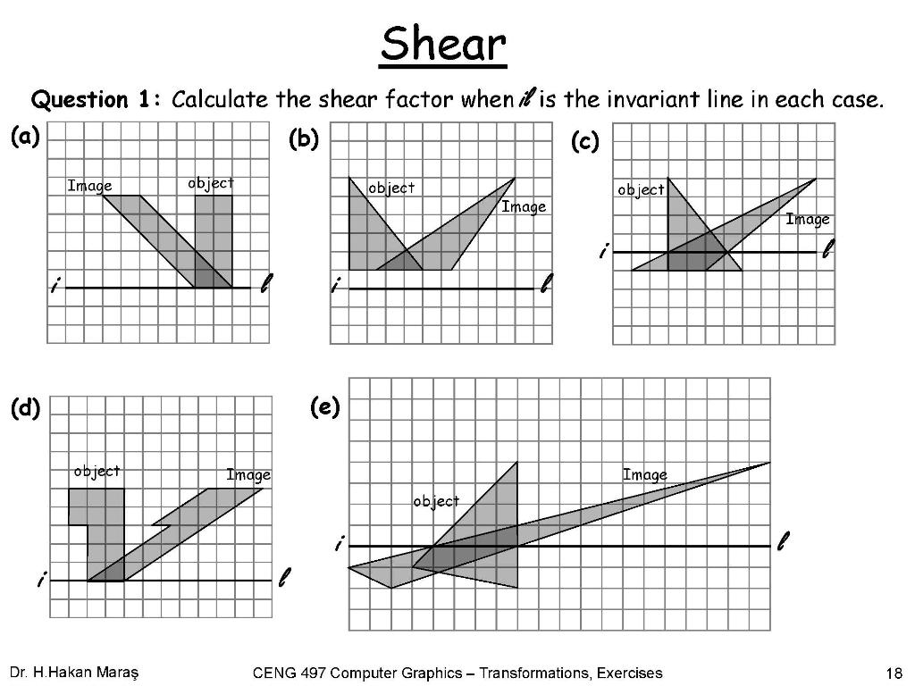 Shear Question 1: Calculate the shear factor when it | Chegg.com
