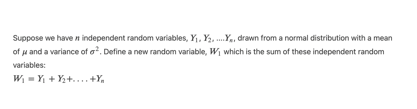 Solved Suppose we have n independent random variables, | Chegg.com