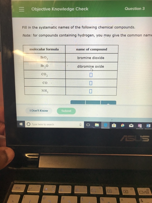 Solved Objective Knowledge Check Question 3 Fill in the | Chegg.com Solved Objective Knowledge Check Question 3 Fill in the | Chegg.com