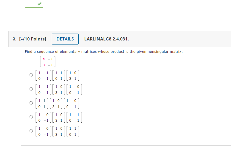 solved-find-a-sequence-of-elementary-matrices-whose-product-chegg