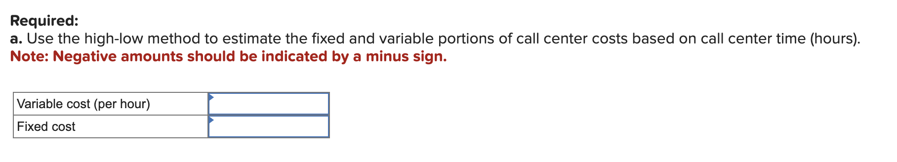 Solved b. Use the results of your high-low analysis to | Chegg.com