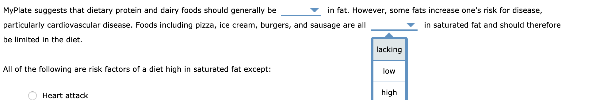 Solved 1. A closer look - The role of nutrition in disease, | Chegg.com