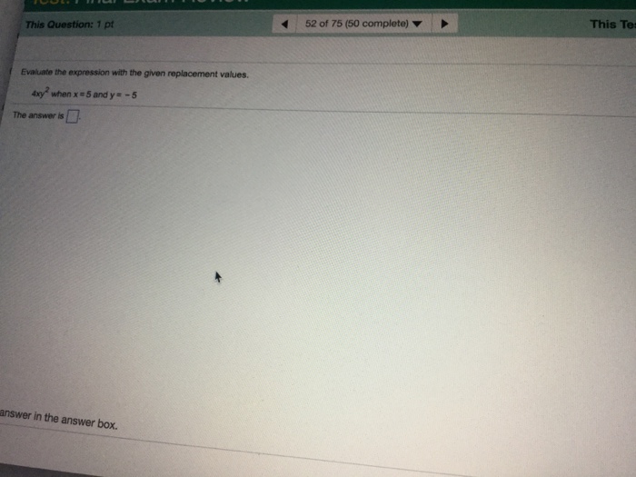 Solved Evaluate the expression with the given replacement | Chegg.com