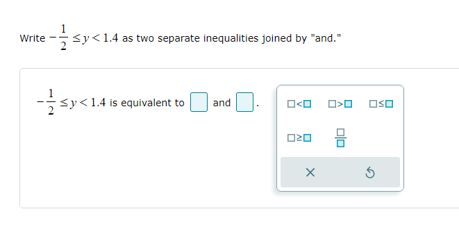 Solved Write −21≤y