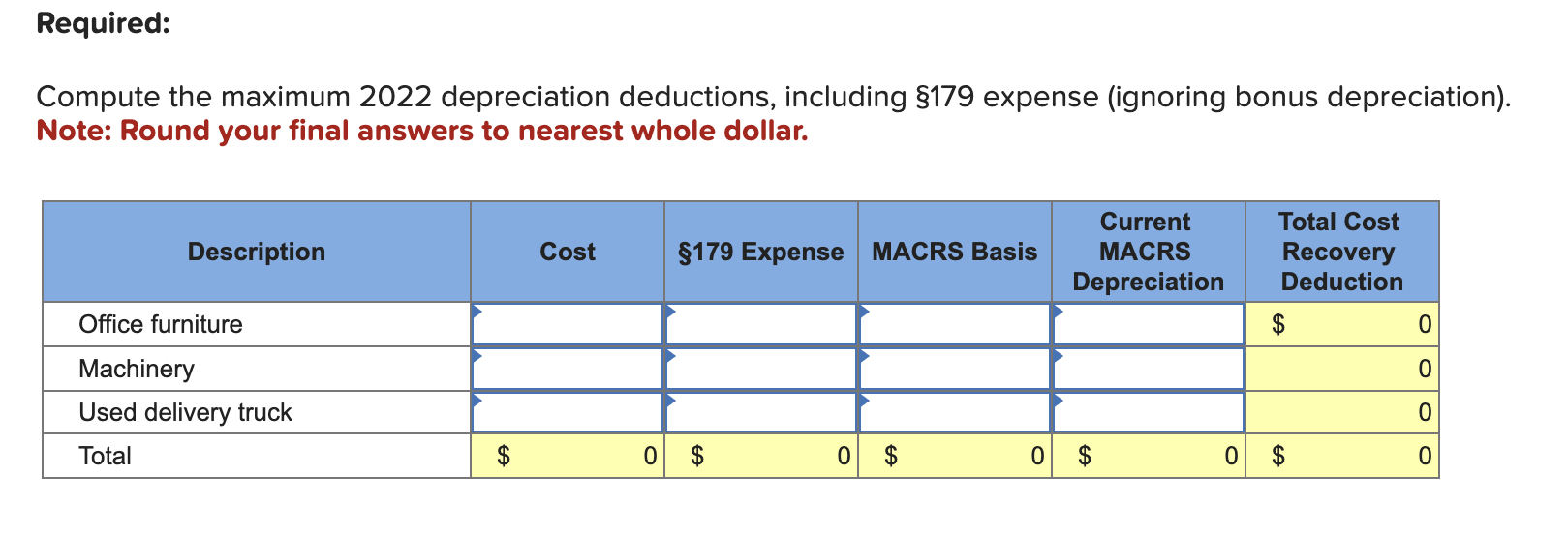 c. Compute the maximum 2023 depreciation deductions, | Chegg.com