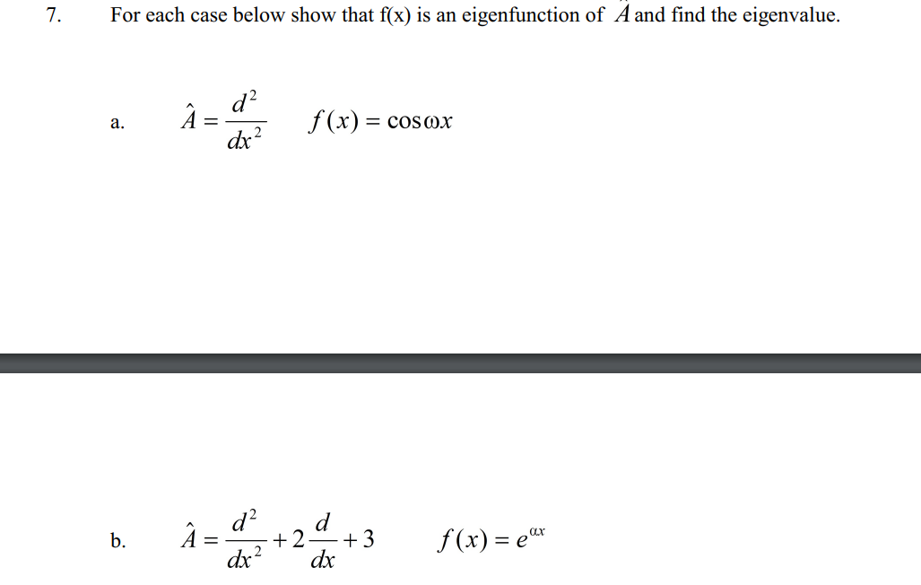 Solved For each case below show that f(x) ﻿is an | Chegg.com