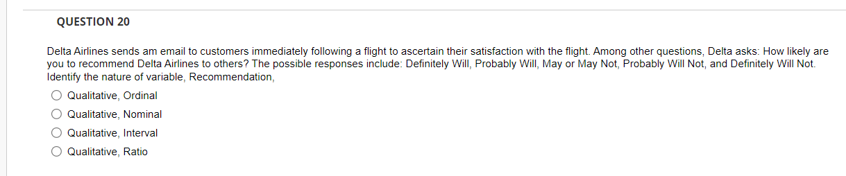 Solved Delta Airlines sends am email to customers | Chegg.com