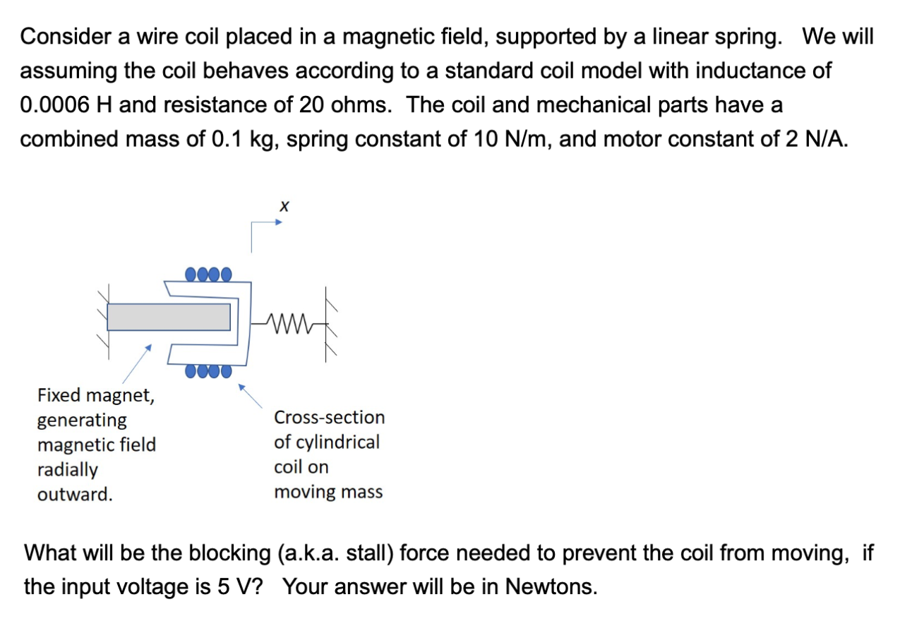 Solved Consider a wire coil placed in a magnetic field, | Chegg.com