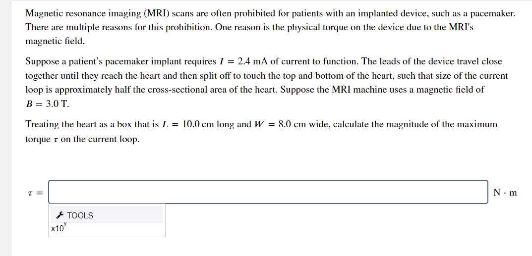 Solved Magnetic resonance imaging (MRI) scans are often | Chegg.com