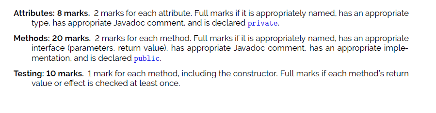Purpose: Defining a not-quite-simple Java class based | Chegg.com