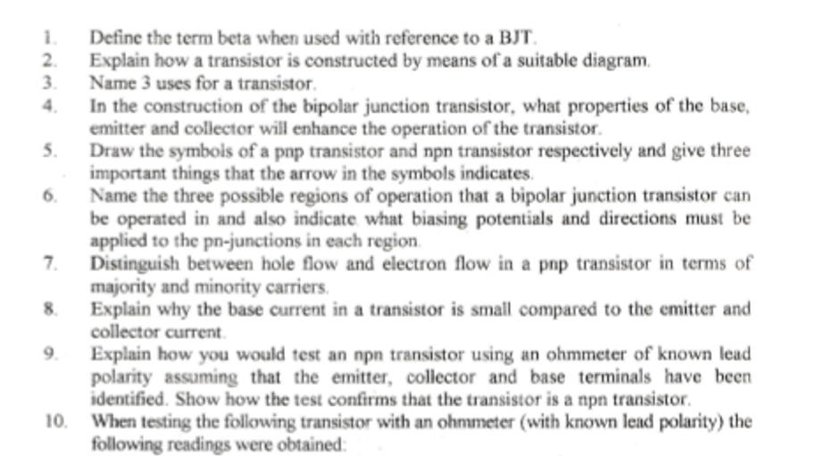 Solved 3. 1 Define the term beta when used with reference to | Chegg.com