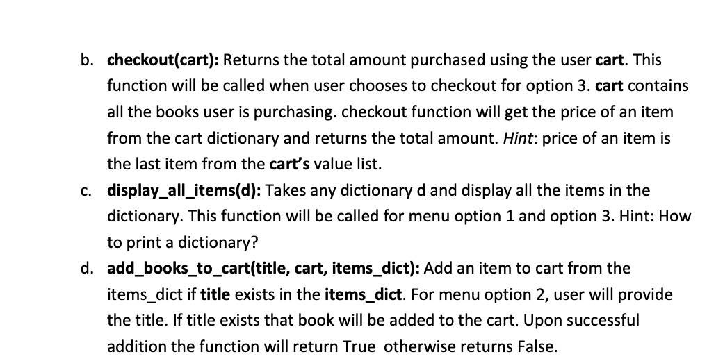 Solved Problem description: Write a python application to | Chegg.com
