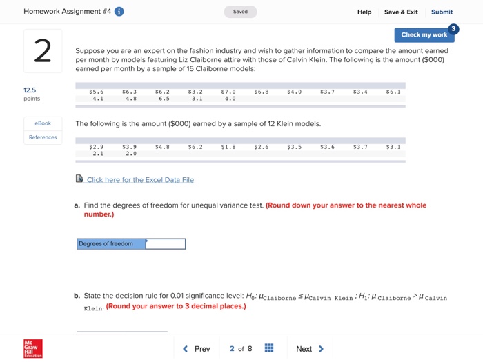 Solved Homework Assignment # Saved Help Save & Exit Submit | Chegg.com
