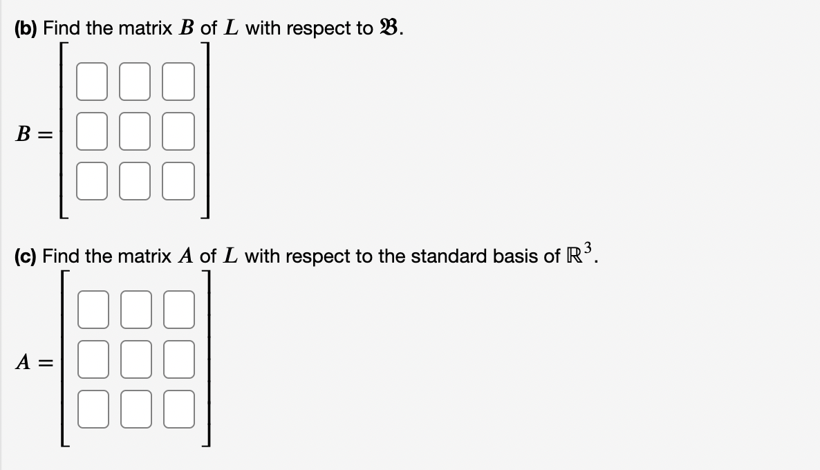 Solved (1 point) Let L from R3 to R3 be the reflection about | Chegg.com