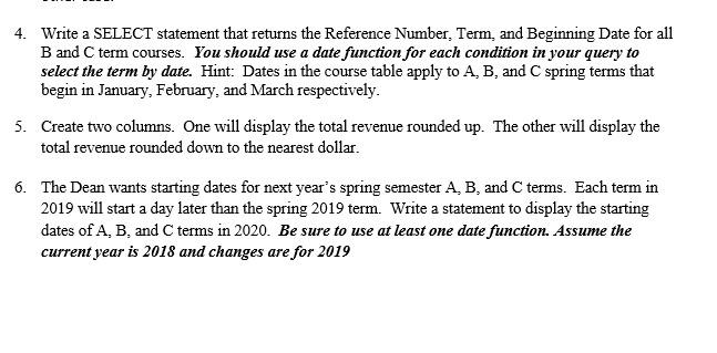 Solved USE master; GO IF DB_ID('Assignment9') IS NOT NULL | Chegg.com