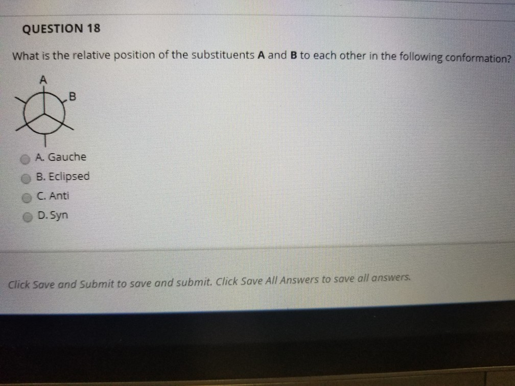Solved QUESTION 18 What is the relative position of the | Chegg.com