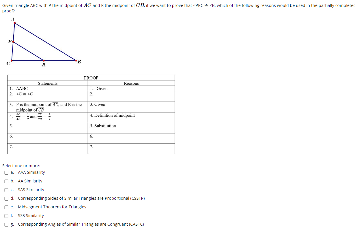 Solved Select one or more: a. AAA Similarity b. AA | Chegg.com