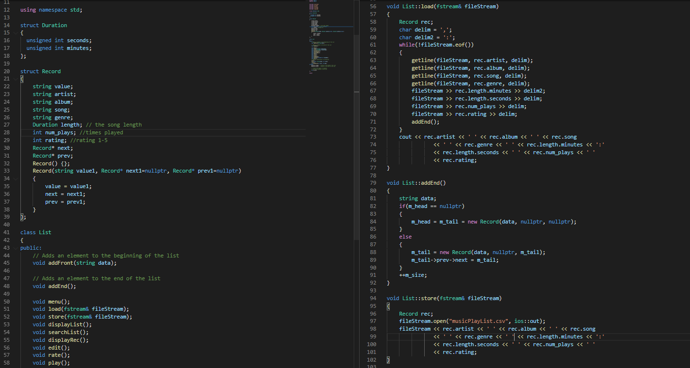 Solved I need help with debugging my code C++. My | Chegg.com