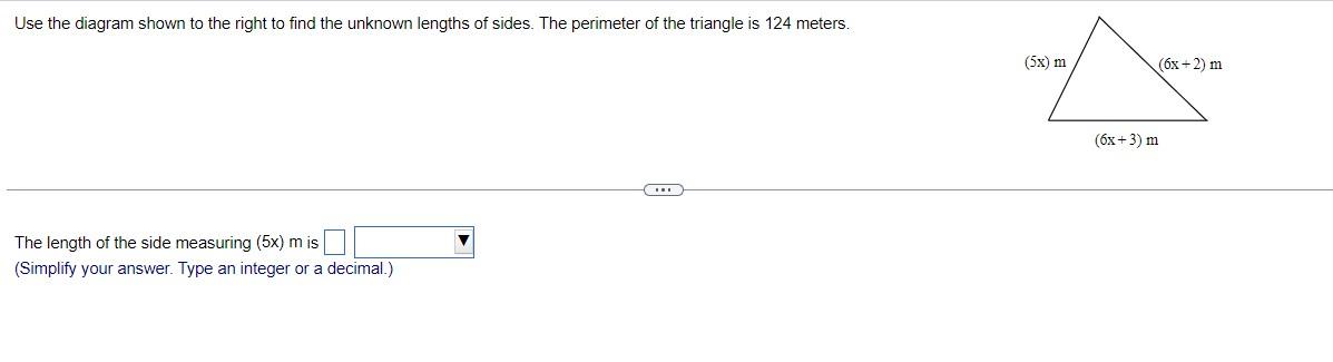 Solved Use the diagram shown to the right to find the | Chegg.com