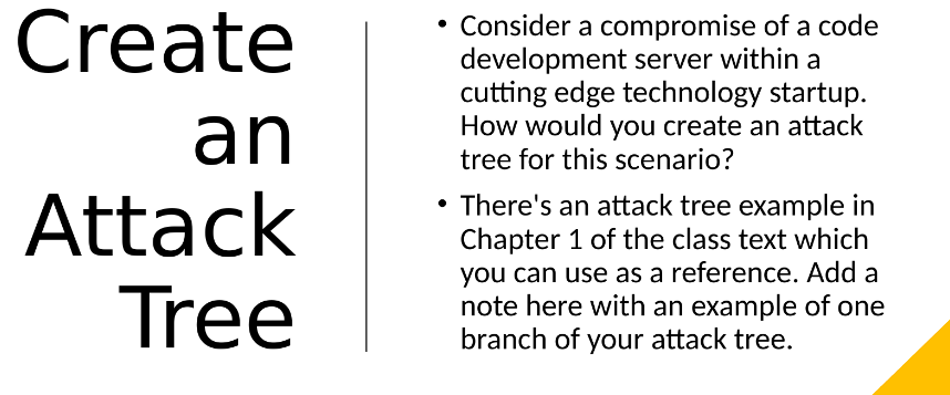 Create an Attack Tree | Chegg.com