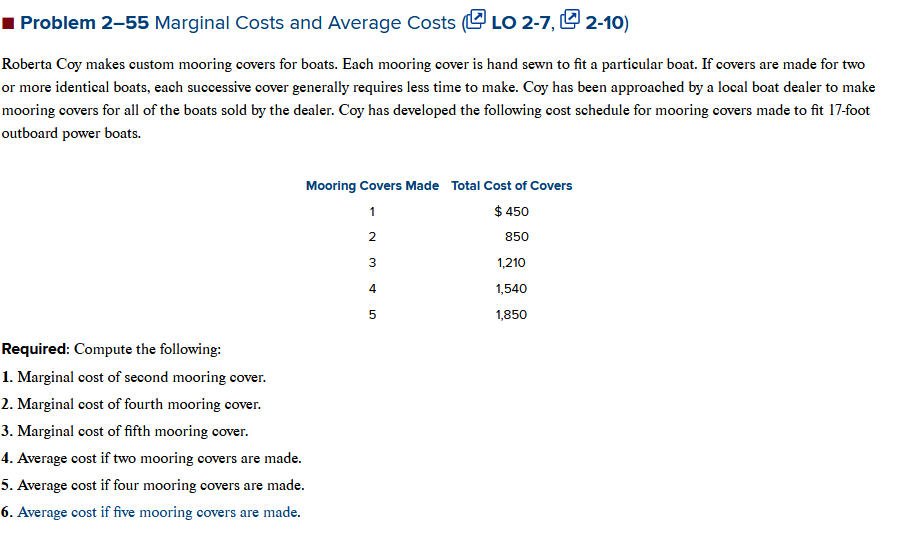 Solved DO NOT USE EXCEL - ﻿MUST SHOW WORK Problem 2-55 | Chegg.com