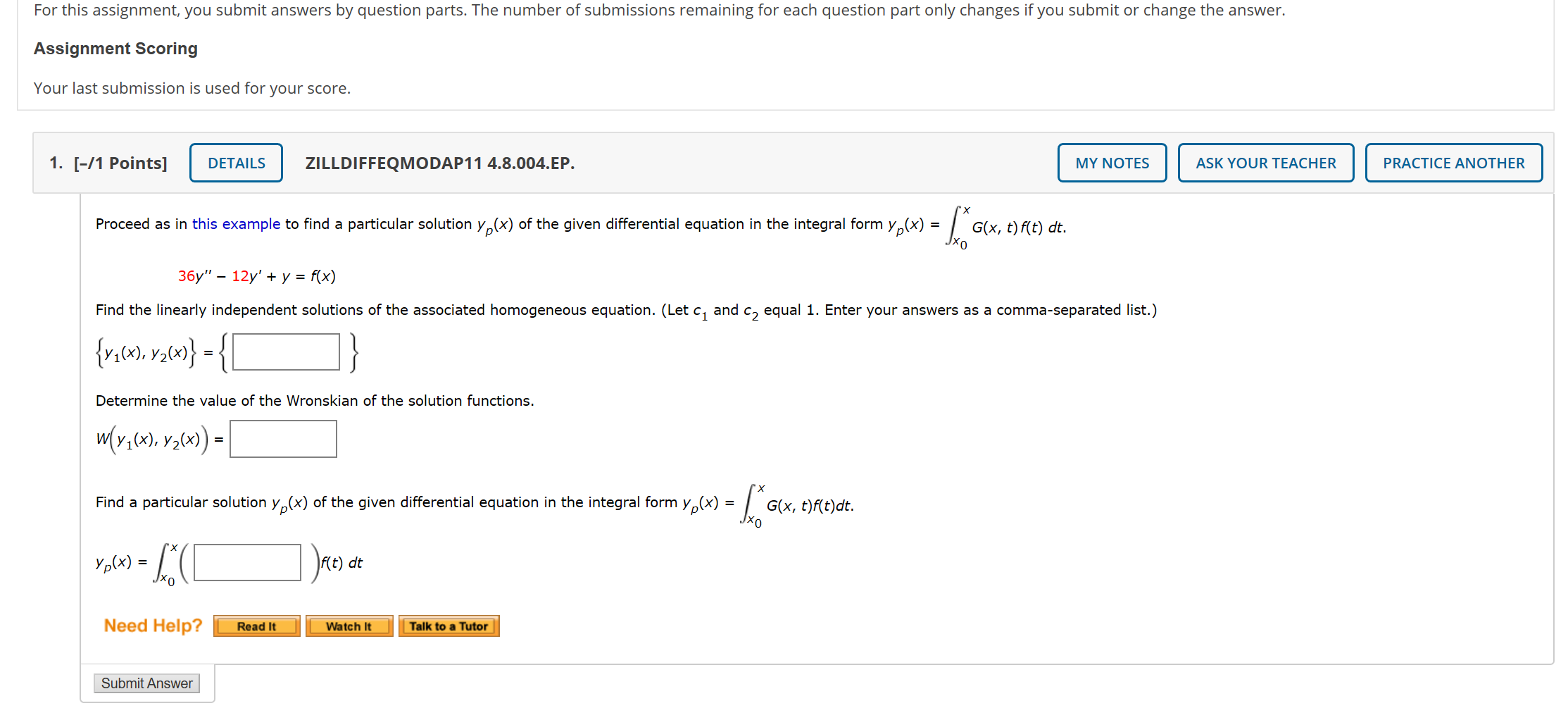 Solved For this assignment, you submit answers by question | Chegg.com