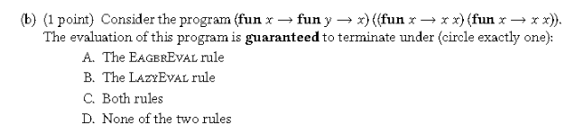 Solved 3. (2 points) Consider the integer tree type type | Chegg.com