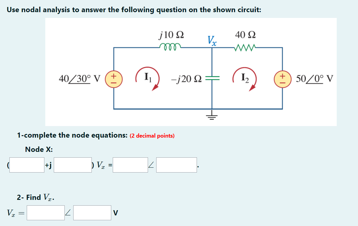 Solved Use nodal analysis to answer the following question | Chegg.com Solved Use nodal analysis to answer the following question | Chegg.com