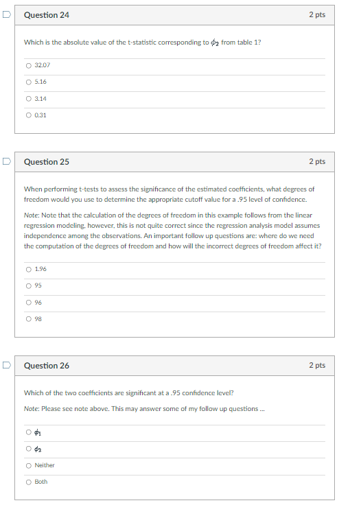 Solved Based on the AIC criteria, we select the ARMA(2,0) | Chegg.com