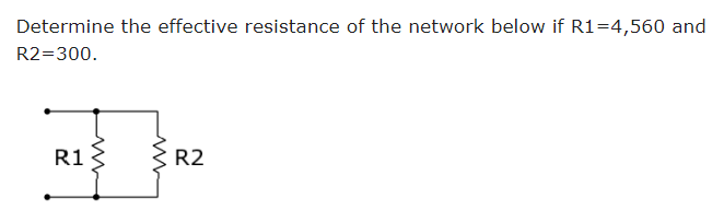 Solved Determine the effective resistance of the network | Chegg.com